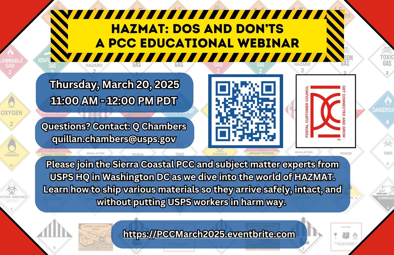 Puget Sound Postal Customer Council - HAZMAT: DOS AND DON'TS Free ...