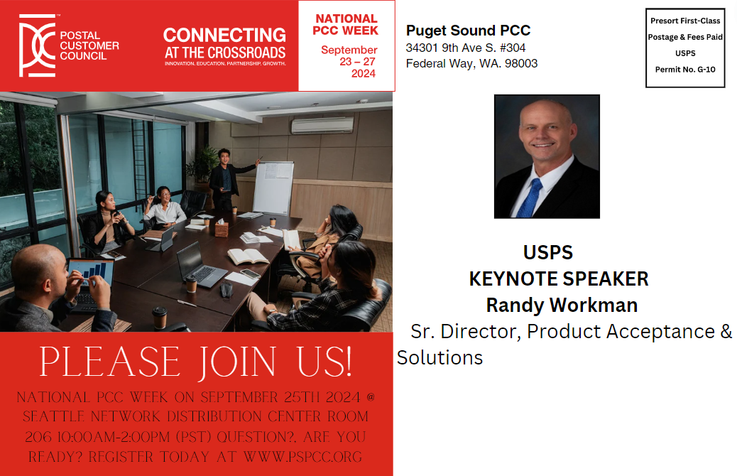 Puget Sound Postal Customer Council - PCC Events